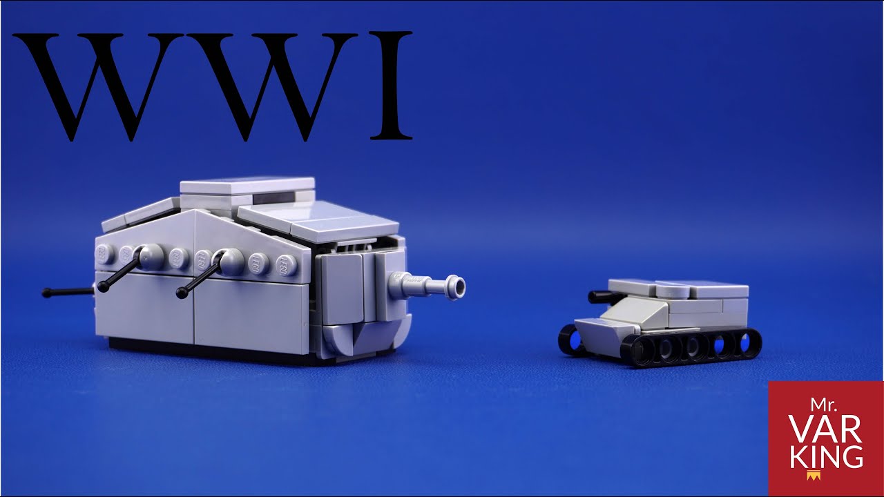 LEGO Stop Motion WWI tanks battle - YouTube