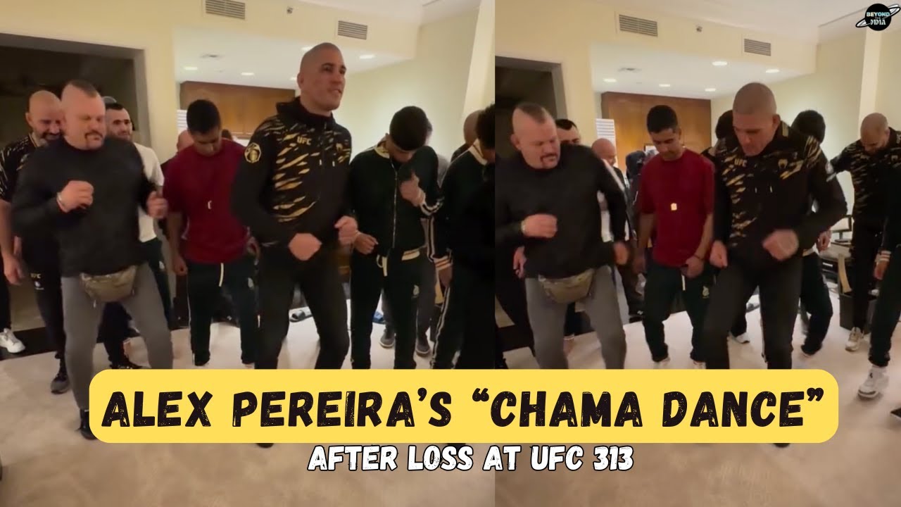 Alex Pereira Still Doing Chama Dance after his loss to Magomed Ankalaev ...