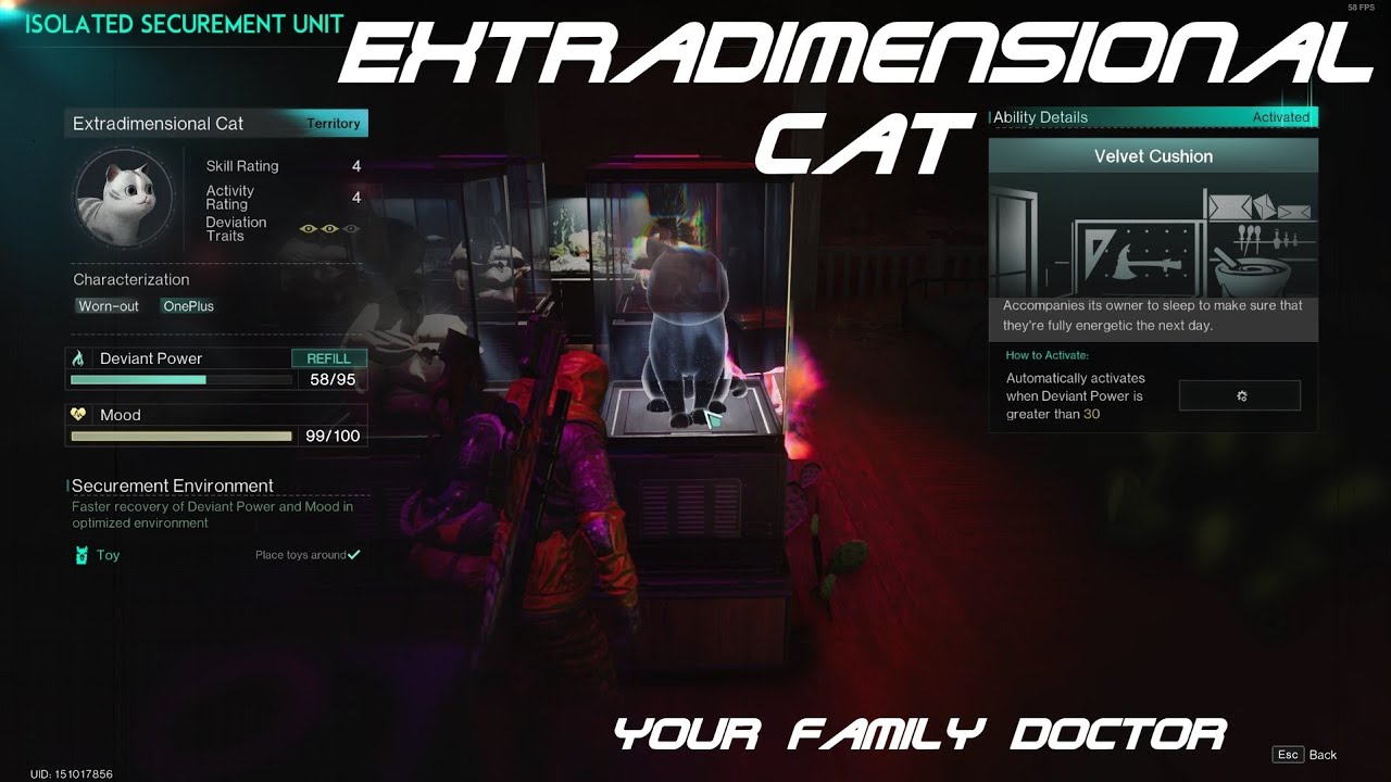Once Human: Extradimensional Cat Deviant, your Family Doctor ( map ...