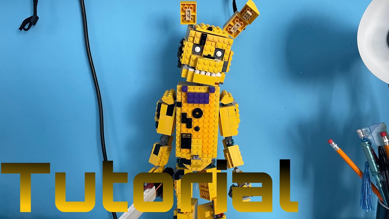 Lego spring Bonnie MOC tutorial (movie) - YouTube