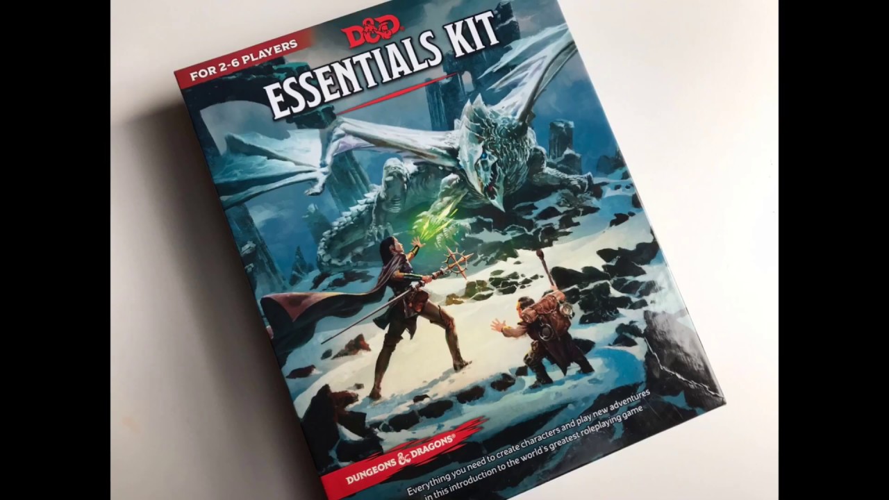 Dungeons and Dragons Essentials Kit Unboxing on Hashtag #Gameschool ...