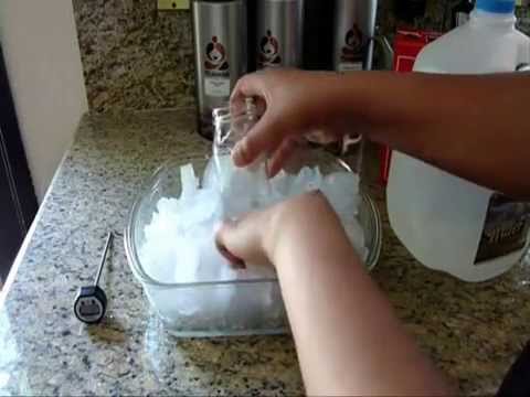 how to instantly turn water into ice - YouTube