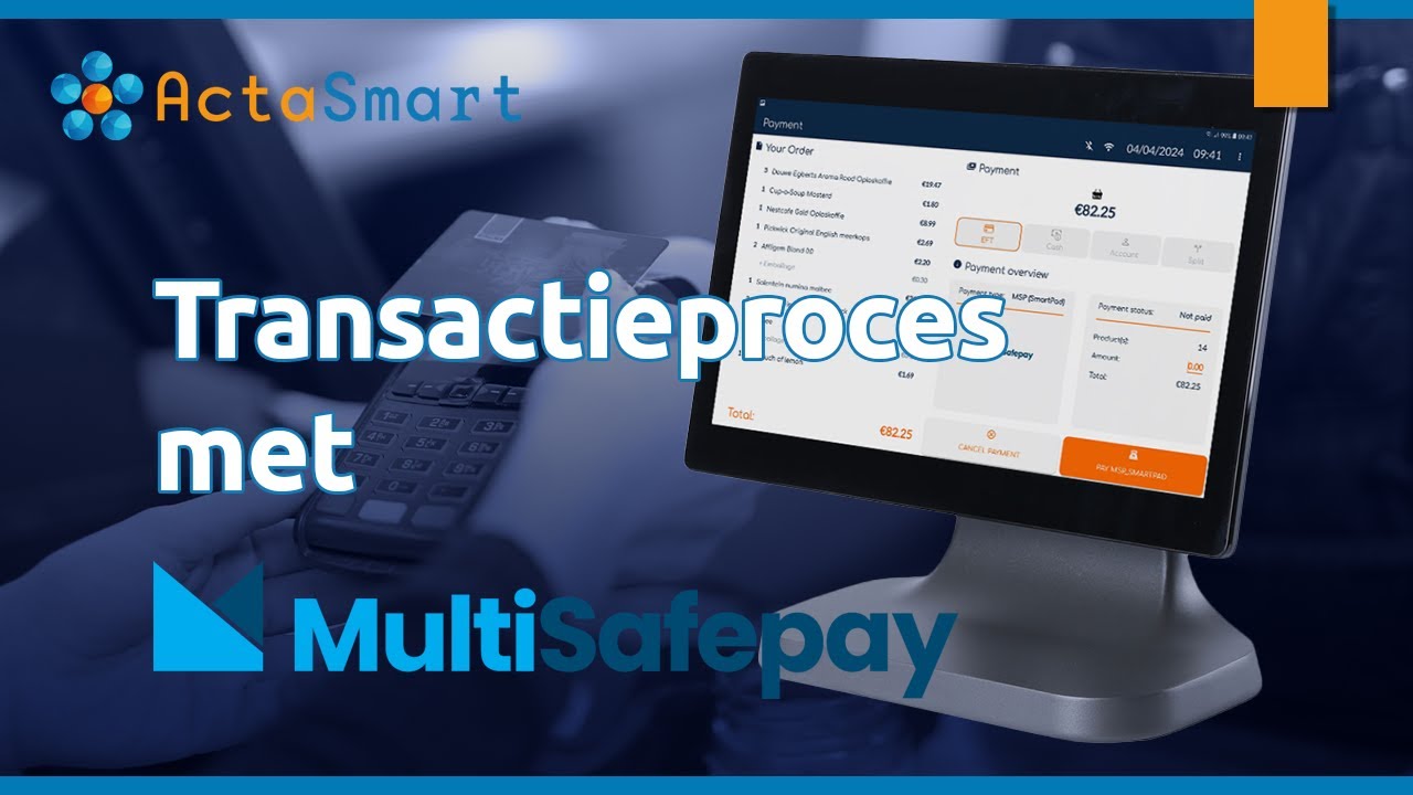 ActaSmart transactie proces MultiSafepay pin - YouTube