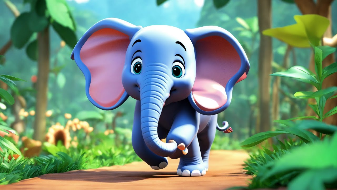 🐘 Ek Mota Hathi | एक मोटा हाथी | Hindi Rhymes for child - YouTube
