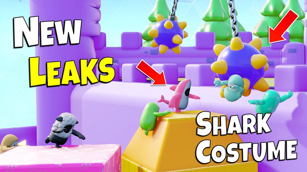 Fall Guys New Upcoming Sheep & Shark Costume | Funny Moments & Best ...