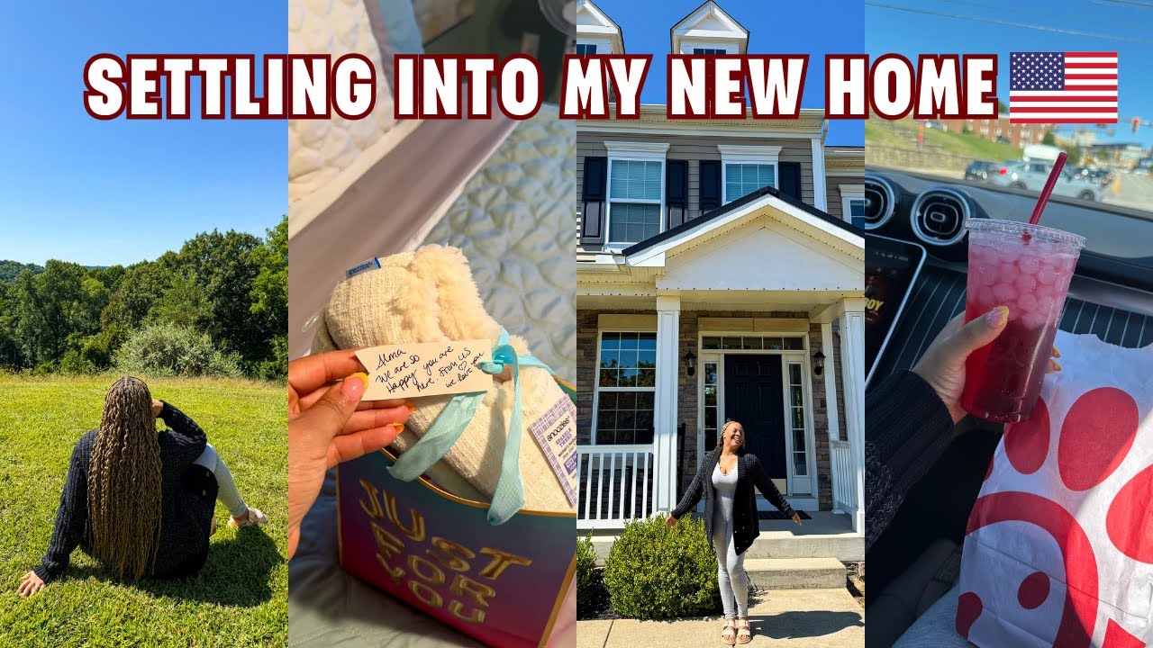 RELOCATION UPDATE, SETTLING INTO MY NEW HOME IN AMERICA 🇺🇸, HOUSE TOUR ...