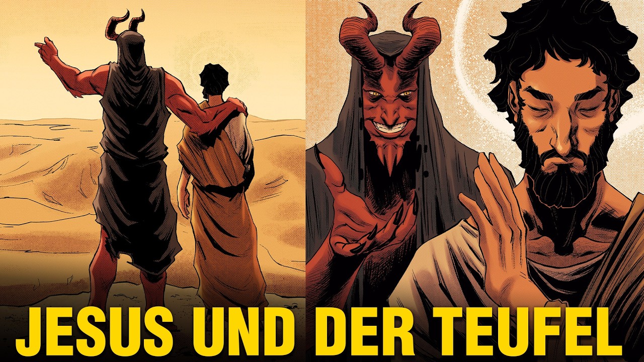 Jesus und der Teufel in der Wüste – Die Versuchung Christi – Biblische ...