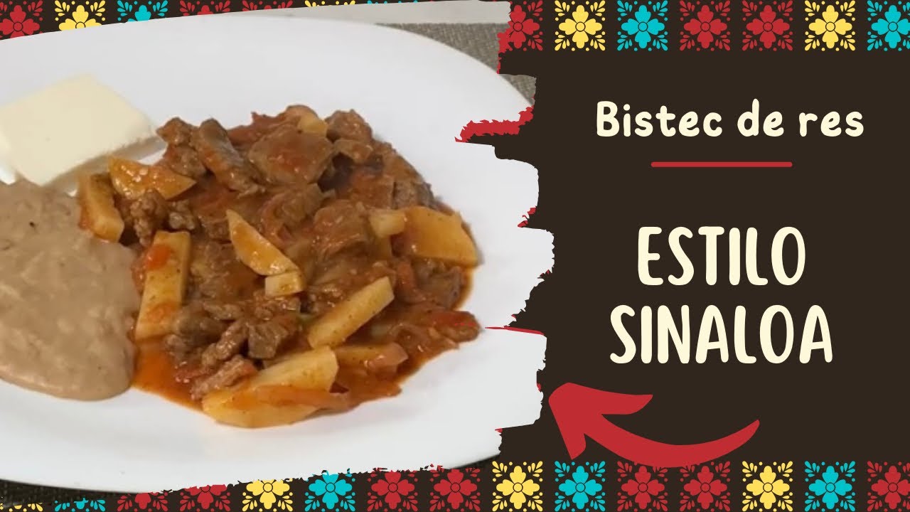 Bistec ranchero estilo sinaloa - YouTube