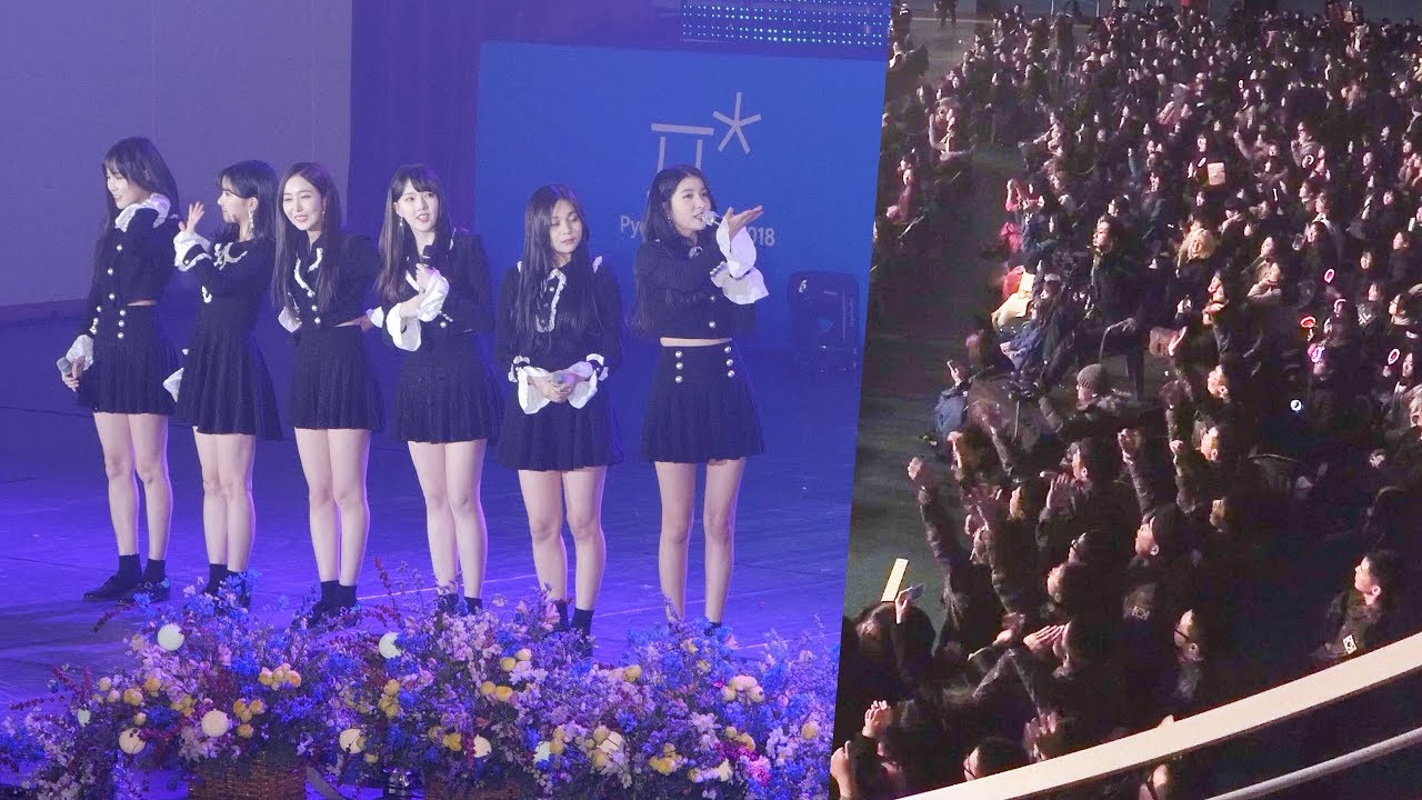 171221 여자친구 GFRIEND _ 멘트, 군인 반응, ment, talk _ fanchant _ 편집직캠 _ 평창 G-50 ...