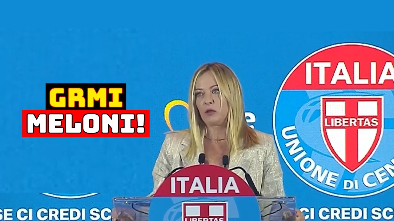 GRMI MELONI - ŠTA ĆEMO SAD? Da pucamo jedni na druge jer ne delimo ...