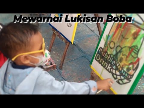 Mewarnai Lukisan Boba - YouTube