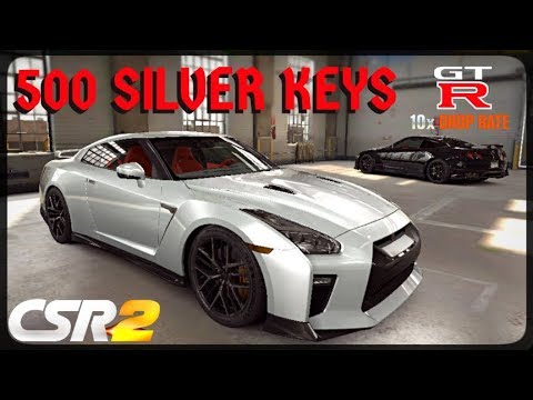 CSR Racing 2 - 10x Nissan 2017 GT-R - 500 Silver Keys - Can i get it ...
