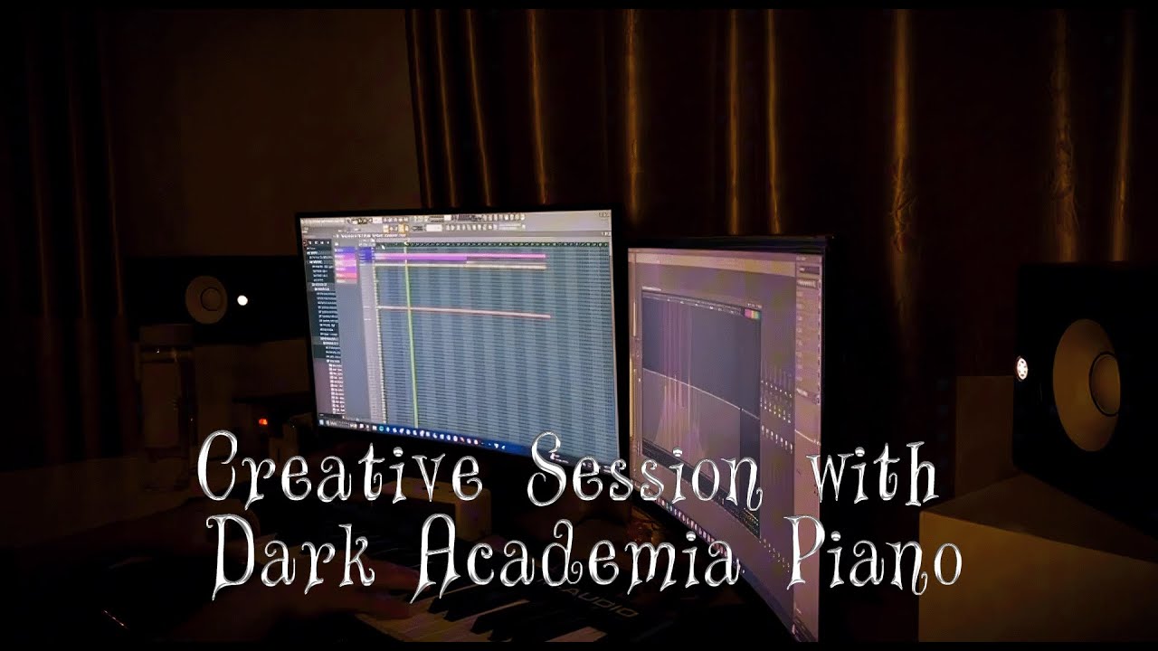 A Quiet Creative Session with Dark Academia Piano 🎹 | Making Music at ...