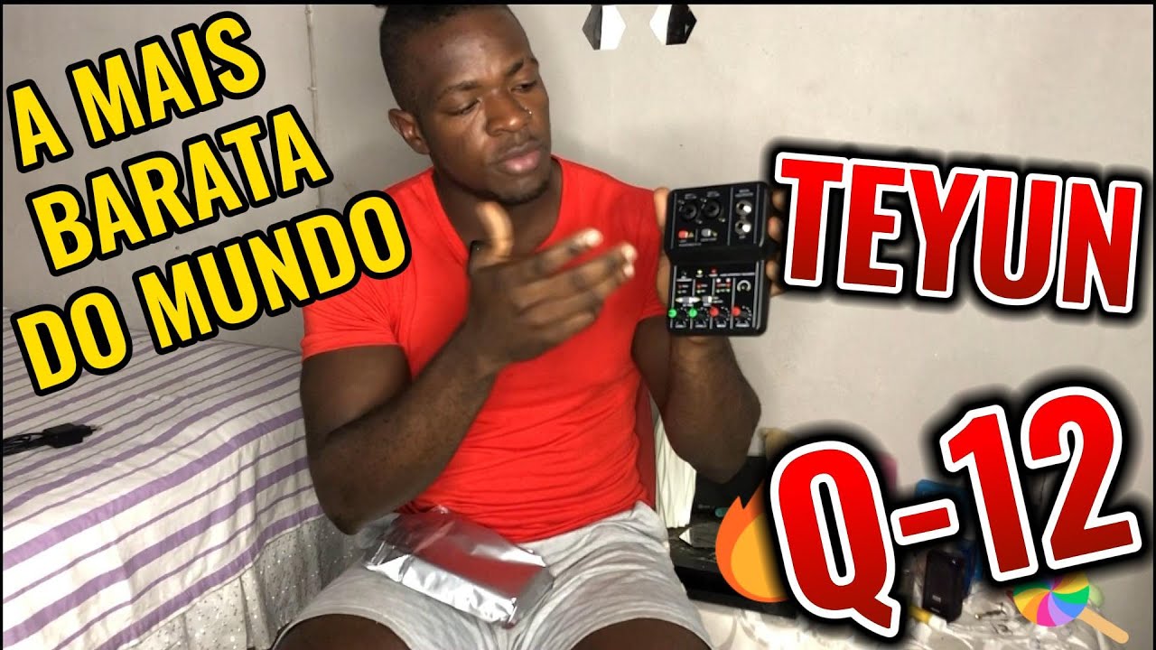 NÃO COMPRE SEM ASSISTIR ESTE VIDEO INTERFACE DE AUDIO TEYUN Q12 - YouTube