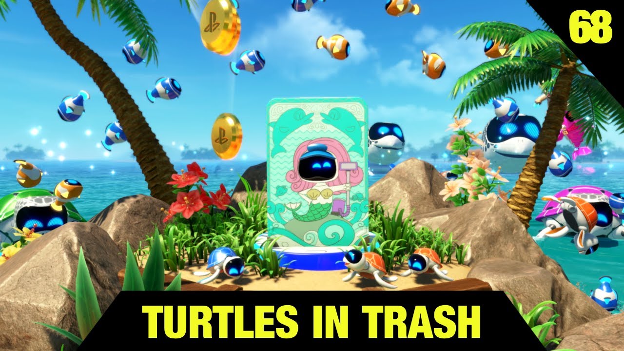 Astro Bot Walkthrough #68: Turtles In Trash - All Puzzle Pieces & Bot ...