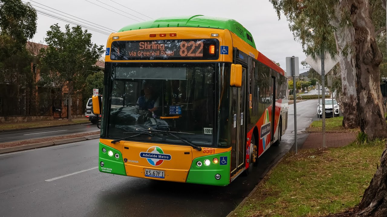 Southlink Bus 3501 Scania K320UB Hybrid, Bustech "VST" - YouTube