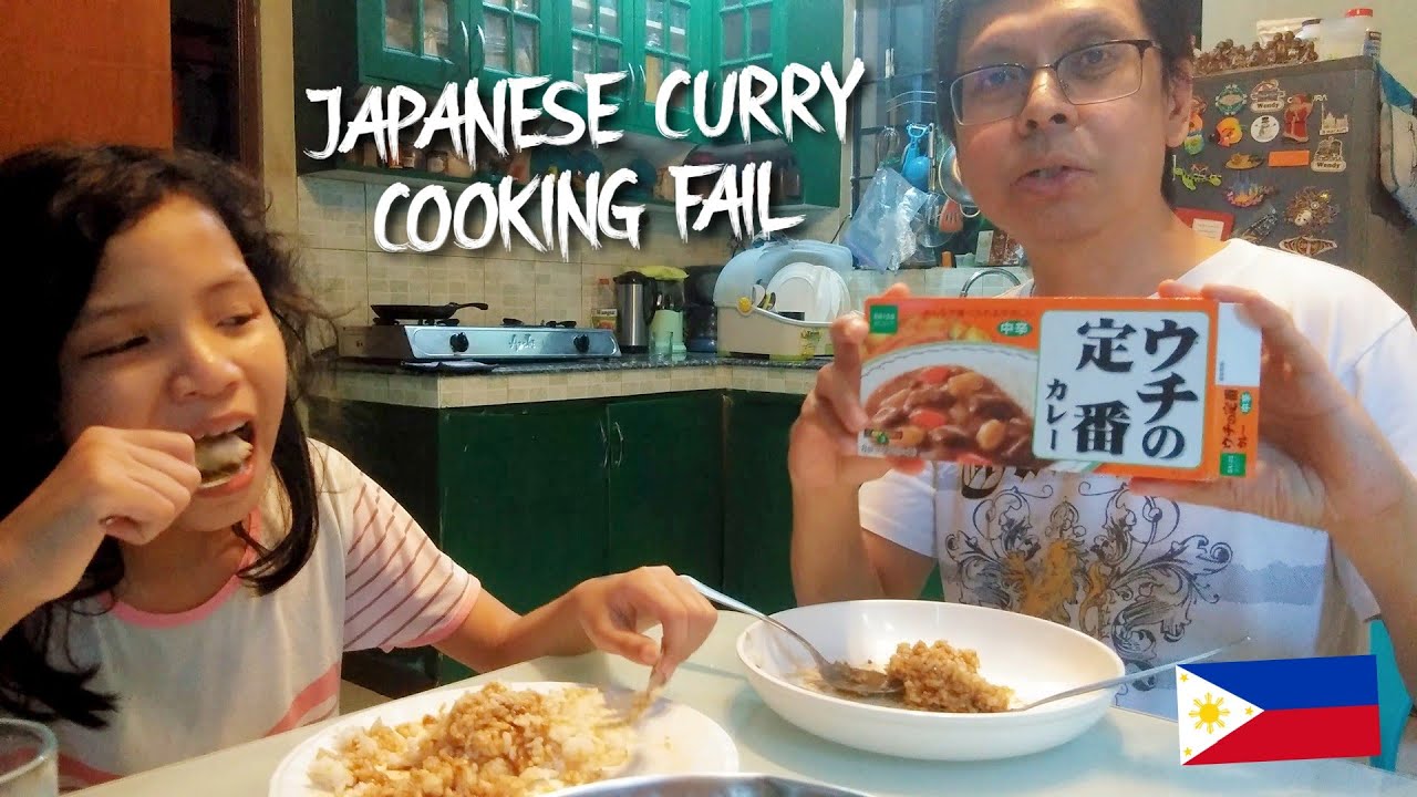 YANA & DAD'S INSTANT JAPANESE CURRY COOKING FAIL! (OR IS IT?) - YouTube