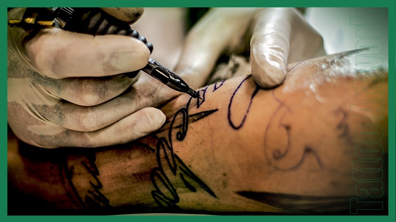 Tattoo Preparation. Everything need to tattoo. Get ready with Mast. How ...