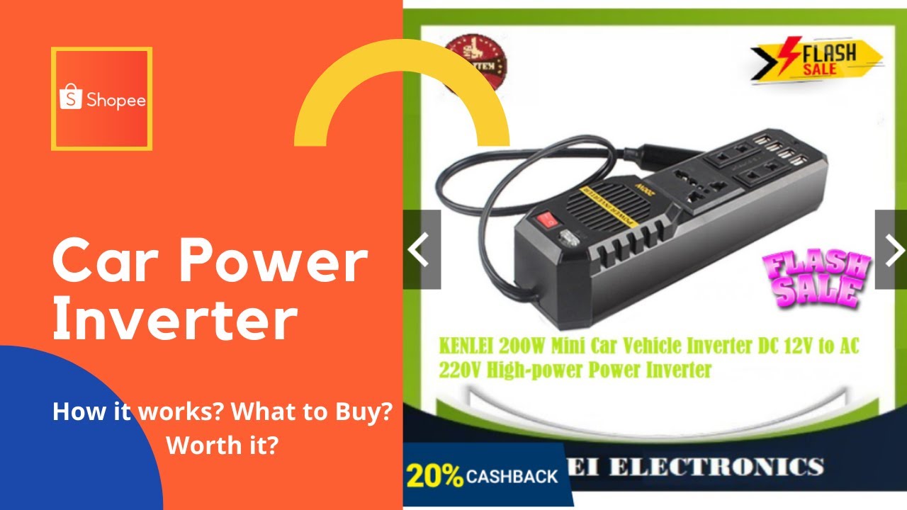 Car Power Inverter - Things you should know | Shopee Product Review ...