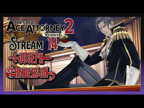 a queue of pertinent witnesses | The Great Ace Attorney 2 Stream 14 (final)