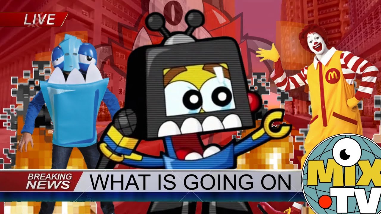 MIX TV BREAKING NEWS: The Mixels Civil War - YouTube