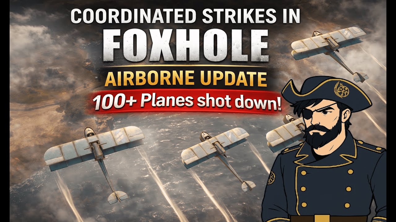 Coordinated Strikes in Foxhole Airborne Update | 100+ Planes shot down ...