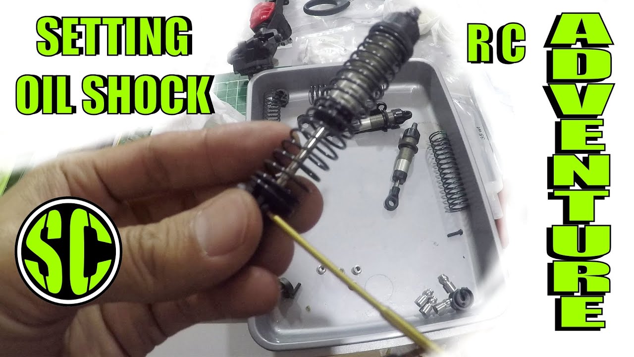 Setting oil shock RC adventure - YouTube