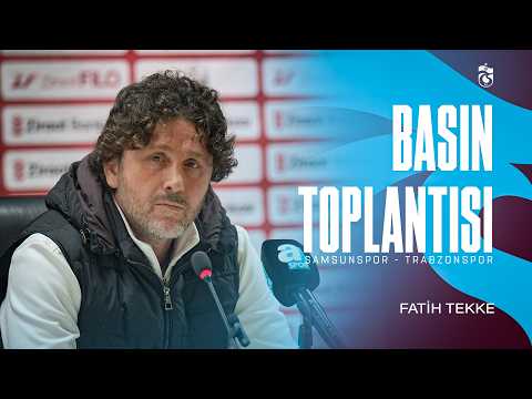 Teknik Direktörümüz Fatih Tekke’nin Samsunspor maçı değerlendirmesi
