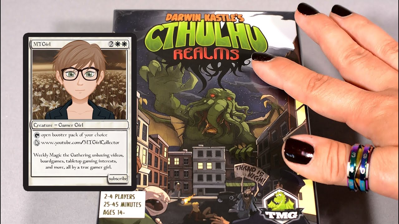MTGirl: CTHULHU REALMS unboxing and card overview - YouTube