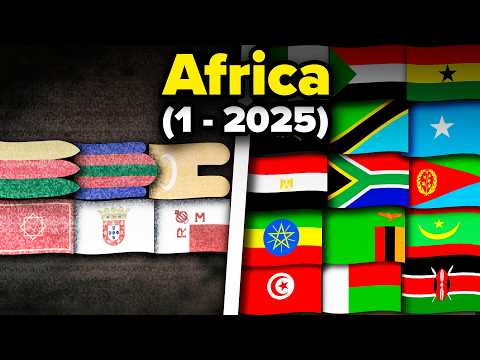 ENTIRE Evolution of ALL African Flags (1- 2025)