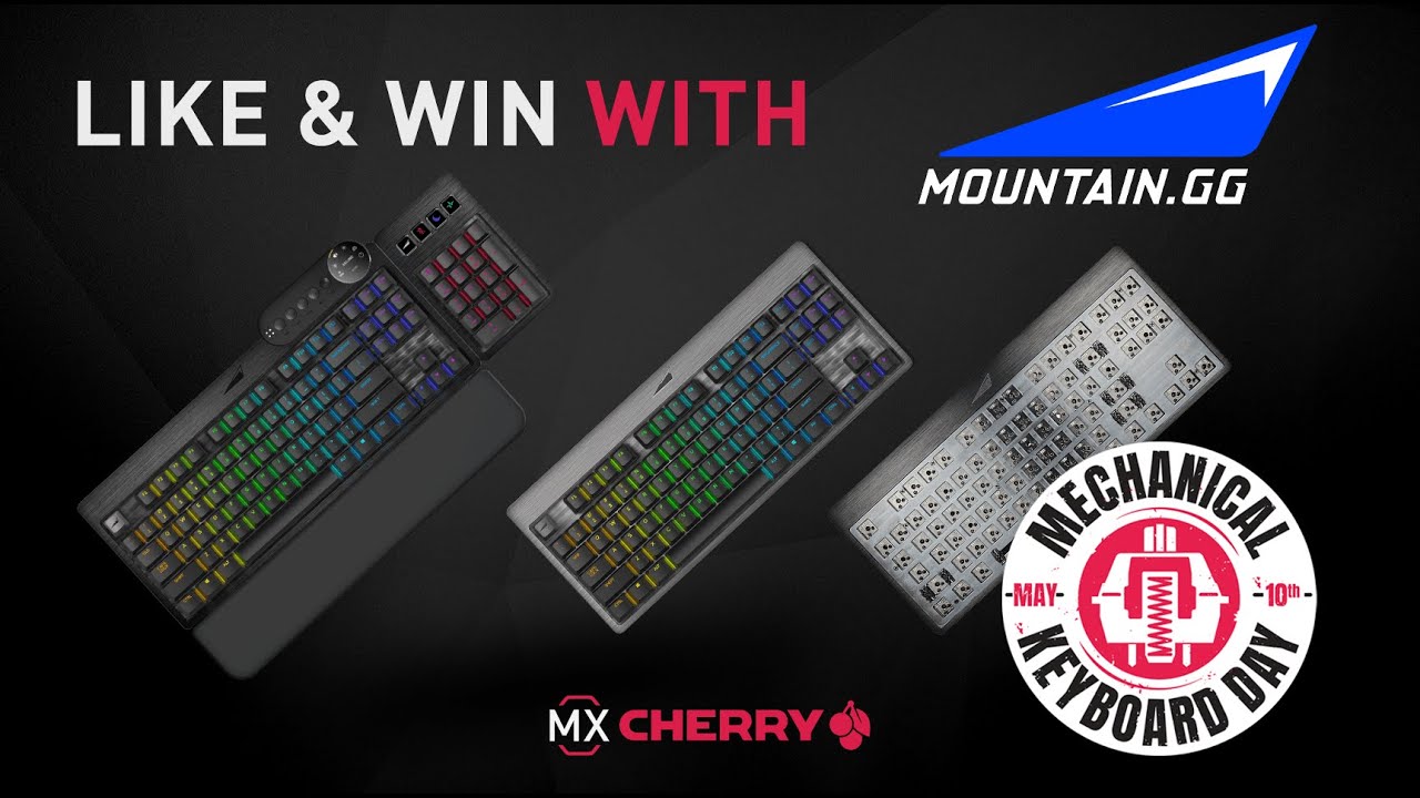 #MKBD 2021: MOUNTAIN X CHERRY MX GIVEAWAY [WEEK 06] - YouTube