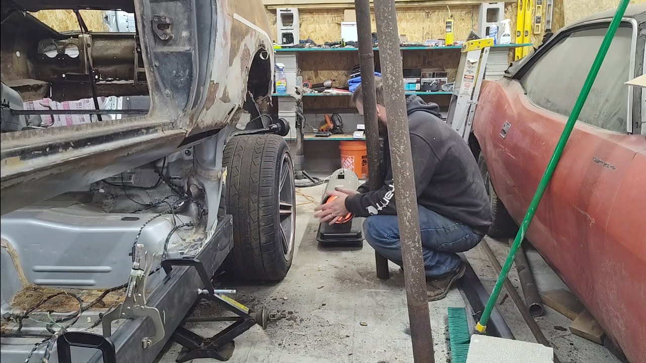 68 charger AWD body swap, part 15 continued - YouTube