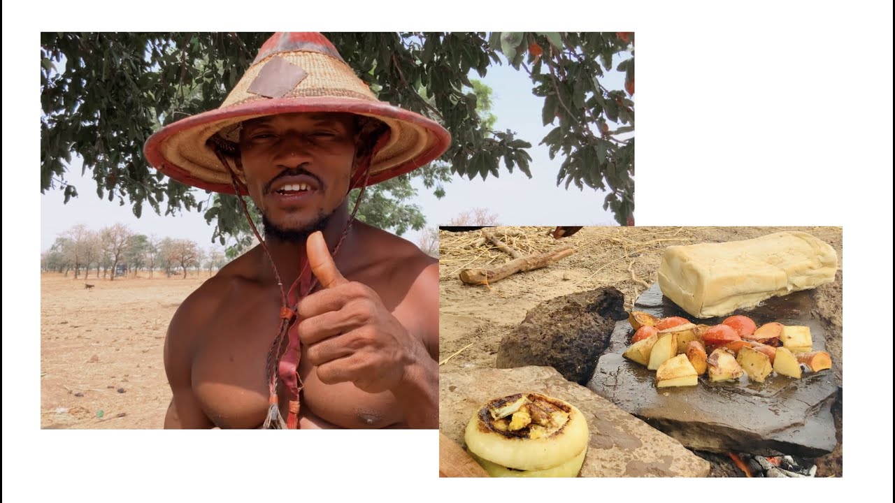 COOKING EGGS ON A ROCK - AFRICAN #bushcraft #villagelife # ...