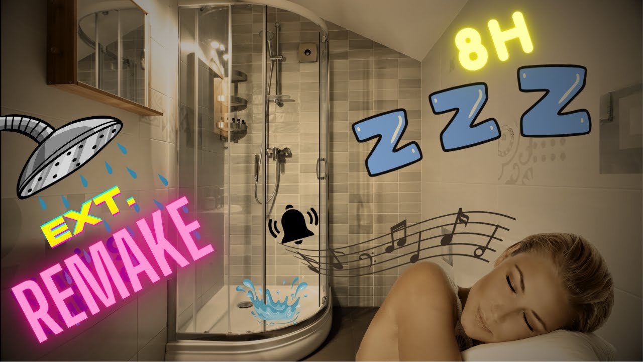Chill next to the Shower Cabinet (Extended 8H Dark Screen)💦🚿 || Sleep Sound #96 - YouTube