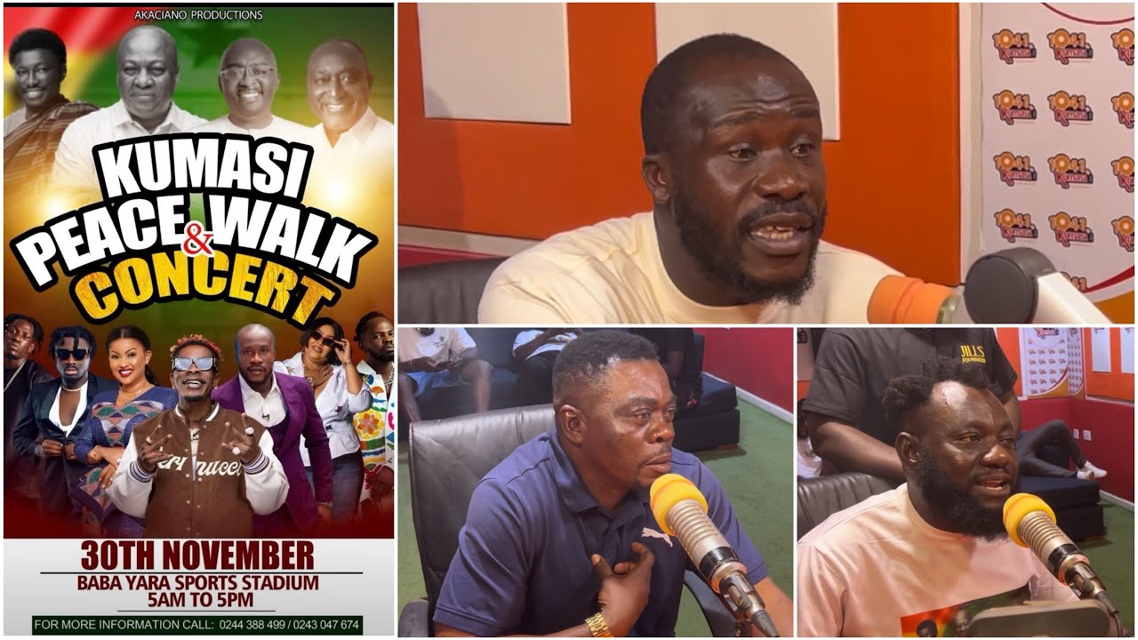 KUMASI PEACE WALK & CONCERT:Akabenezer and team Opens up on Event - YouTube