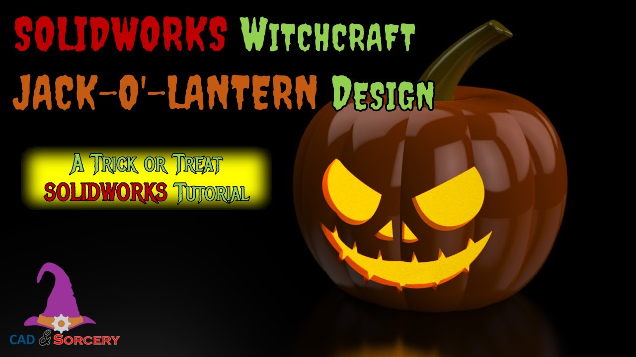 SOLIDWORKS Halloween Pumpkin | 🎃The Jack O' Lantern Tutorial 🎃 - YouTube