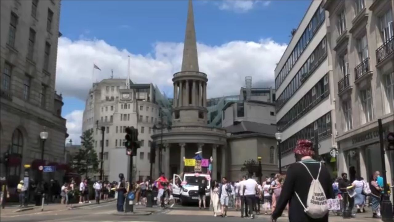 Trans Pride London March 27 July 2024 - YouTube