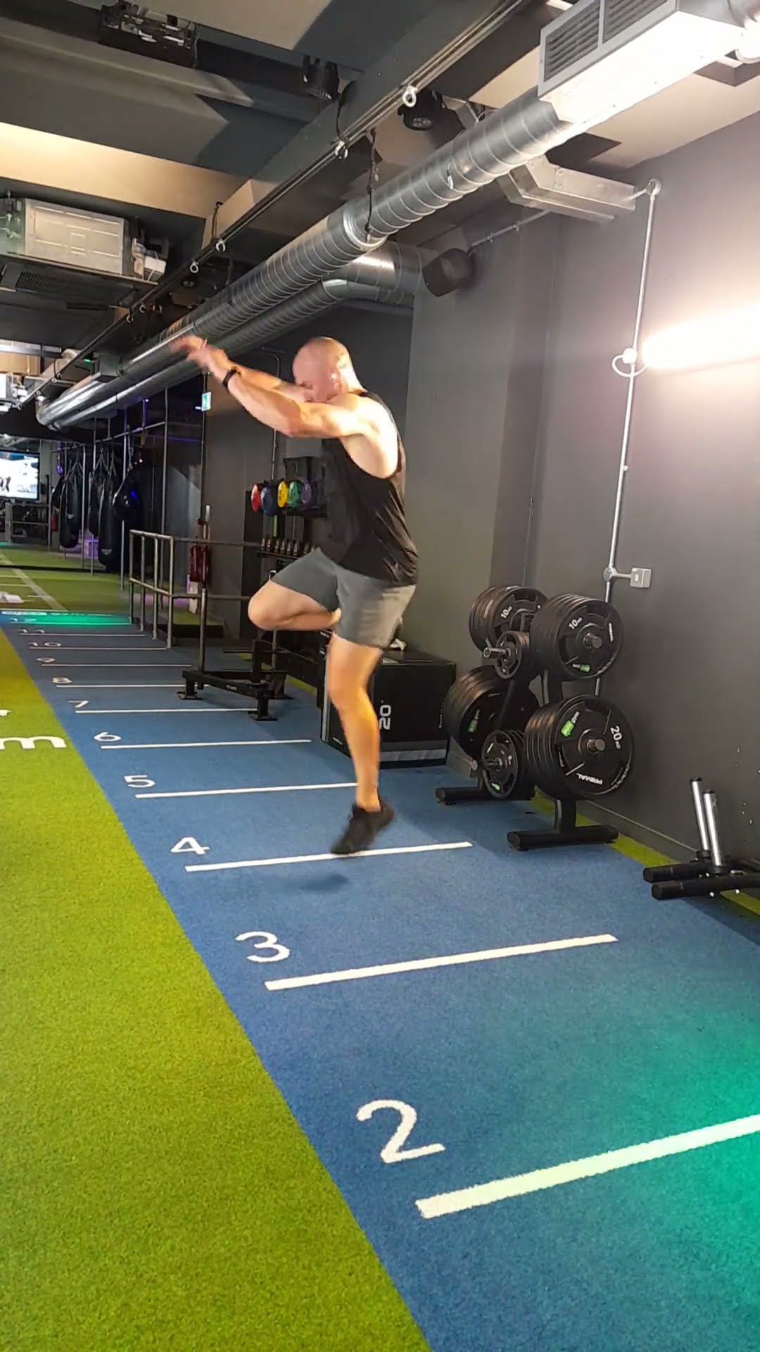 Left right hop and stick - YouTube