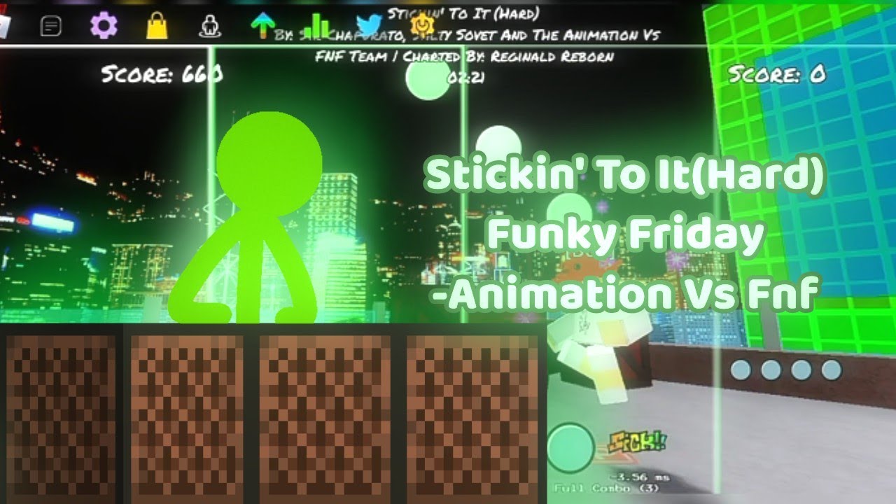 Green Stickman radiate power.... |Funky Friday-Animation Vs Fnf - YouTube