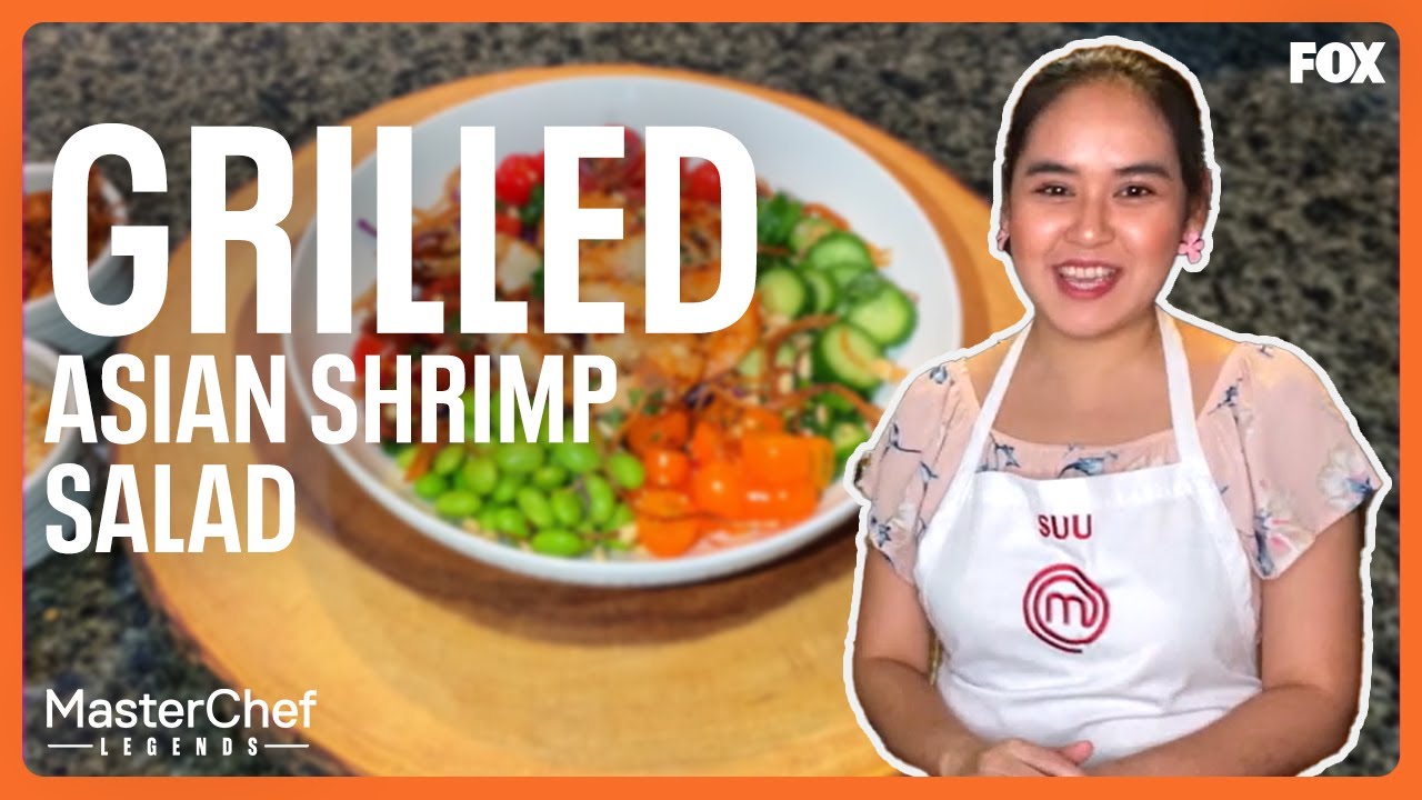 Chef Suu Cooking Demo: Asian Grilled Shrimp Salad | MASTERCHEF - YouTube
