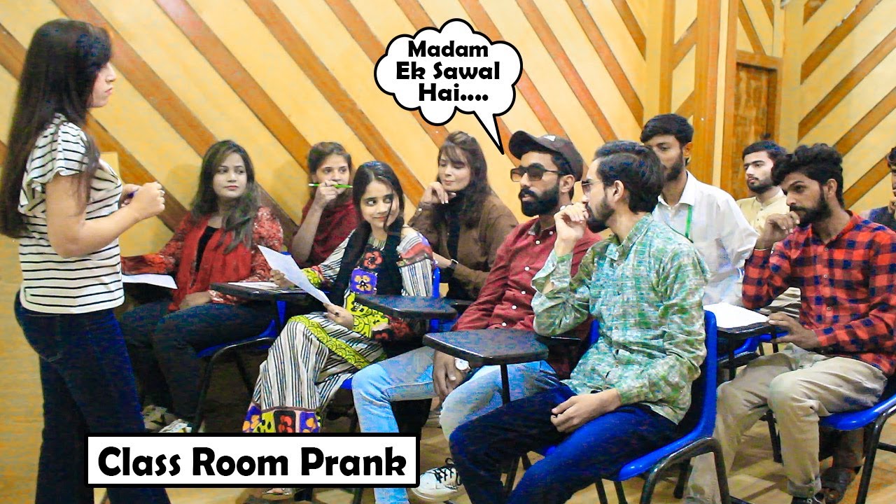 Class Room Student Prank | Pranks in Pakistan | Decent Boys Prank - YouTube
