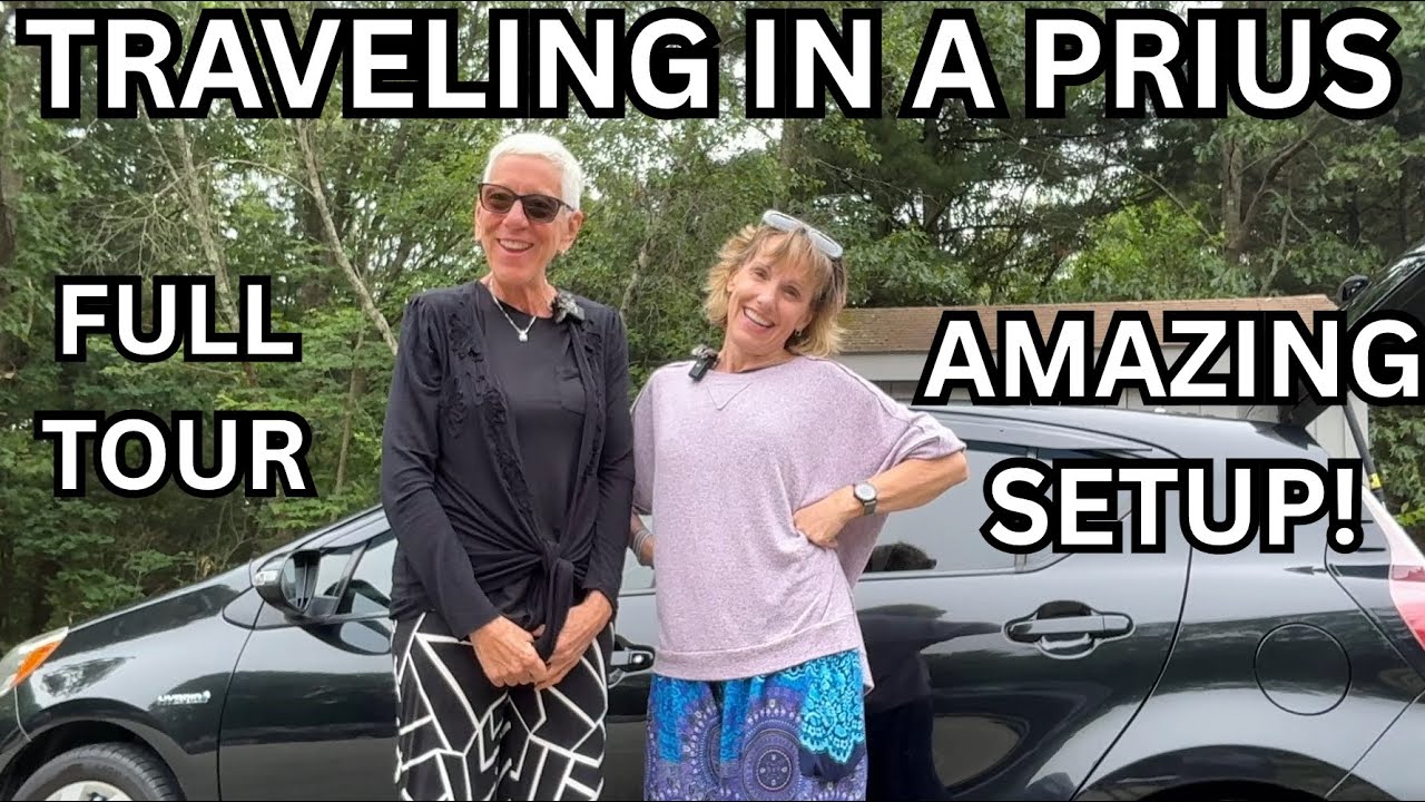 WOMAN TRAVELING IN A PRIUS: FULL TOUR; SHE HAS EVERYTHING SHE NEEDS ...