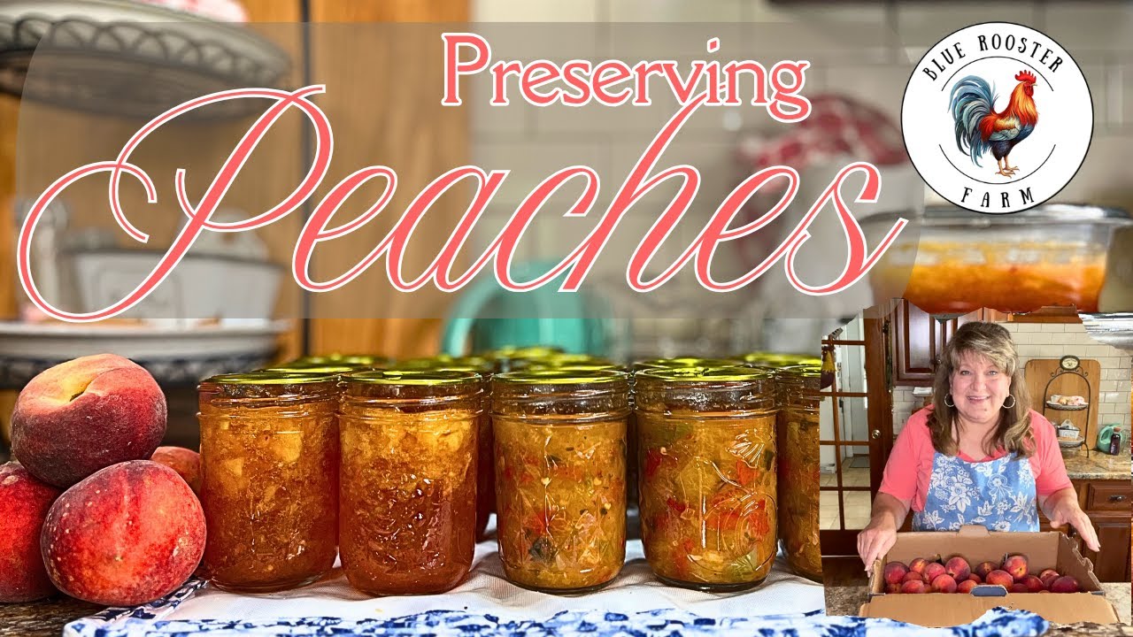 Preserving a Half-Bushel Box of Peaches\Freezer Jam\Peach Salsa ...
