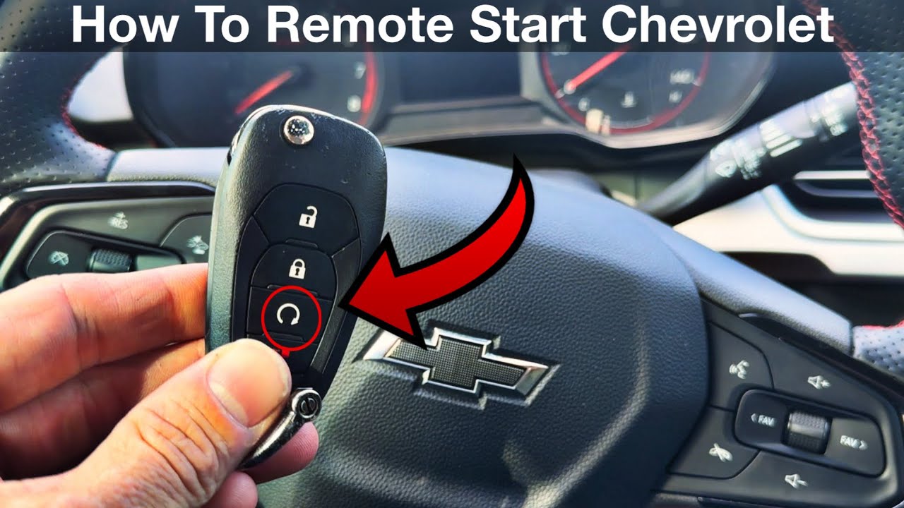 2024 Chevy Trax - How to use remote start feature on a Chevrolet Trax ...