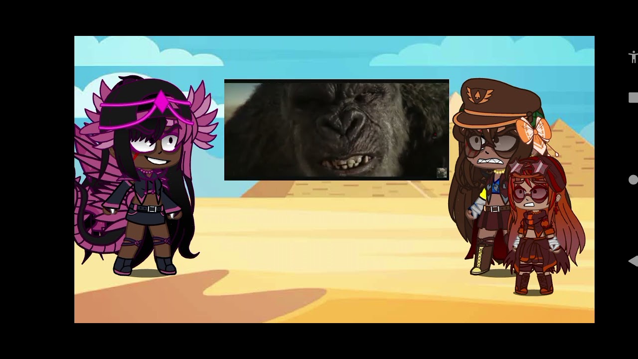 Kaiju girls react to Godzilla x Kong The New Empire part 6: Godzilla vs ...