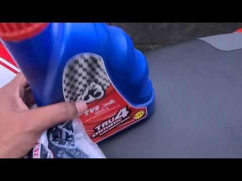 tvs apache rtr 160 4v engine oil change || #sz_vlog #apachertr160 ...