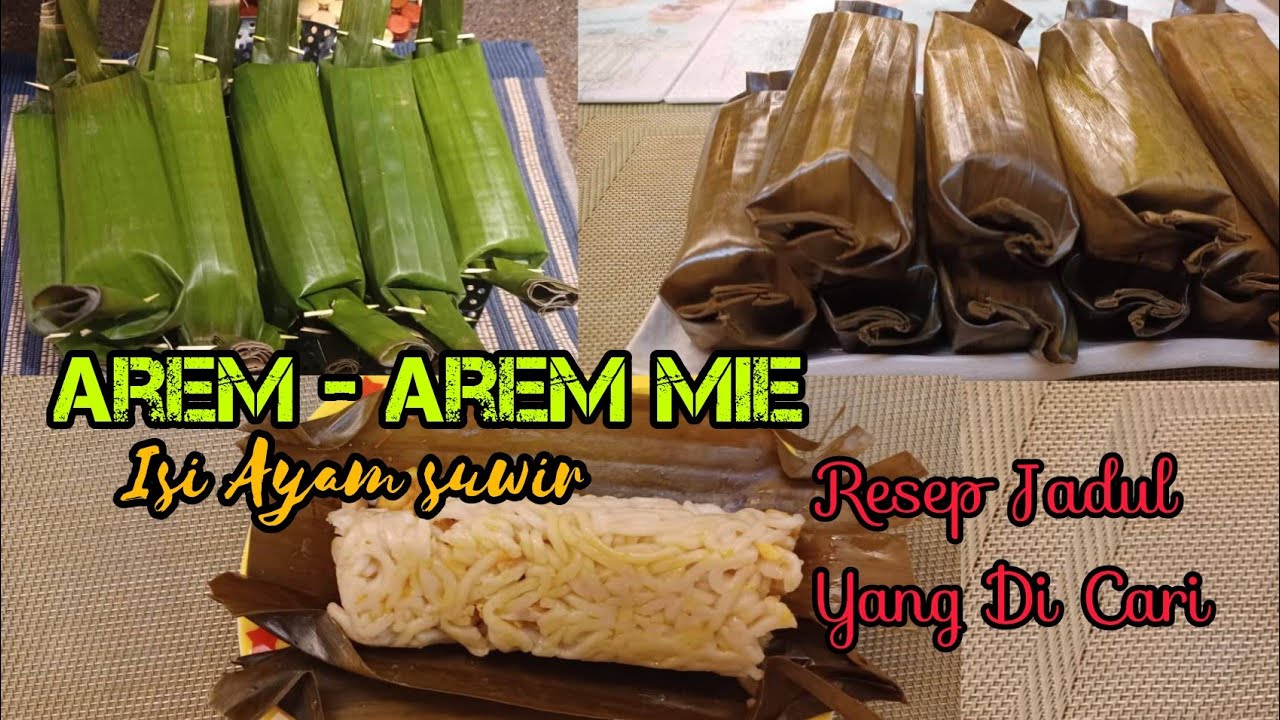 Arem - Arem Mie Isian Ayam, Resep Arem Arem Mie Enak Mudah Dan Hemat ...