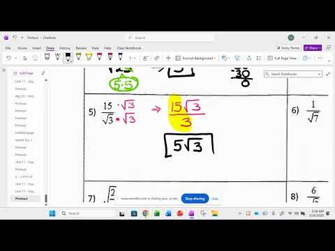 Geo CP - Unit 9 Day 10 (Part 1) Special Rt Triangles