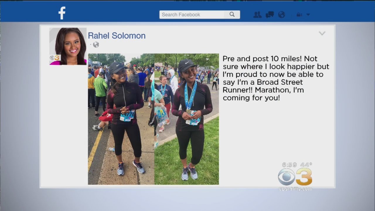 Rahel Solomon Completes The Broad Street Run - YouTube