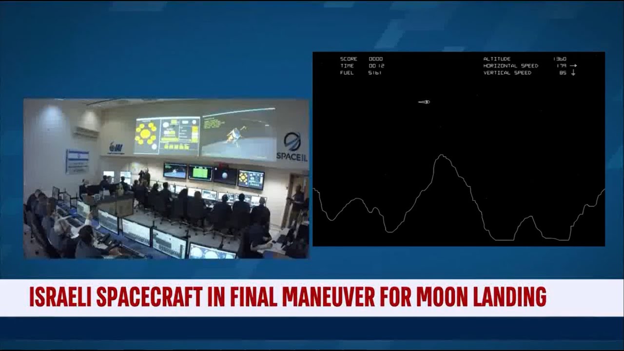 Beresheet Lunar Lander Crashes into the Moon - YouTube
